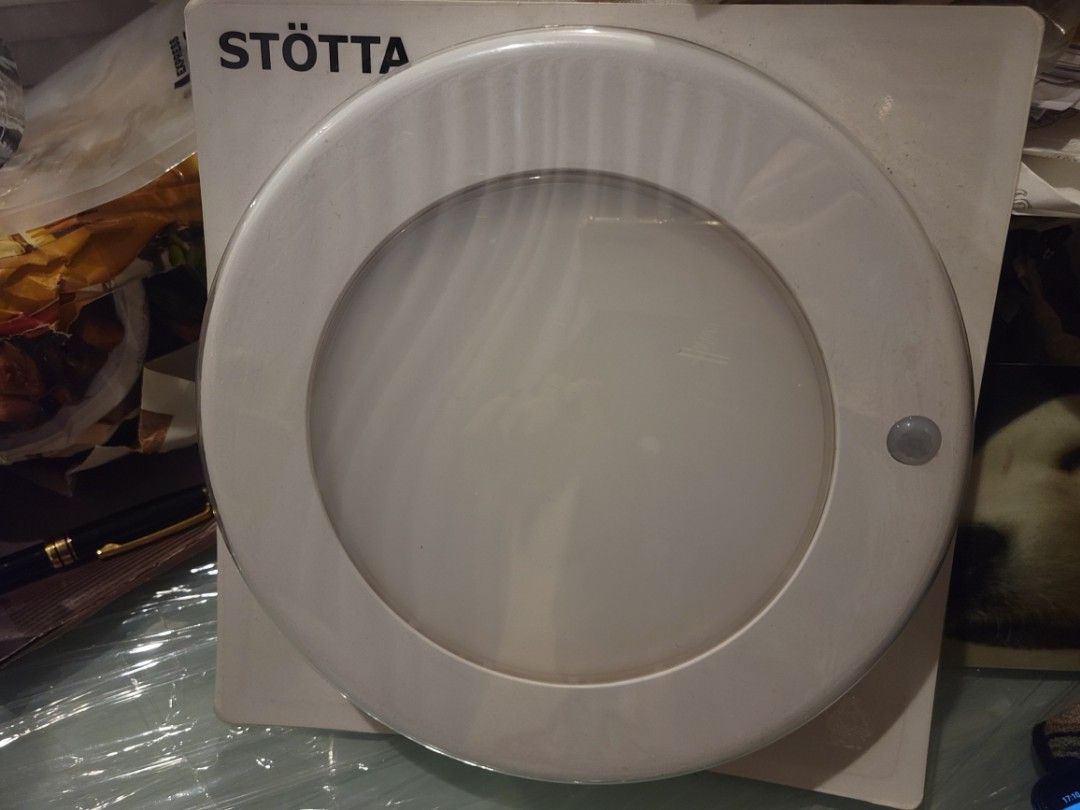 Ikea Stotta LED Motion Sensor wall/ceiling light, Furniture & Home ...