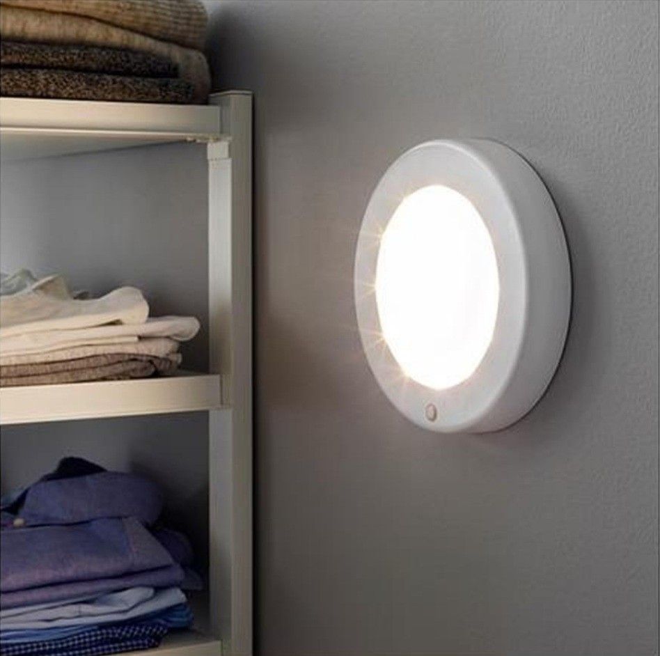 Ikea Stotta LED Motion Sensor wall/ceiling light, Furniture & Home ...