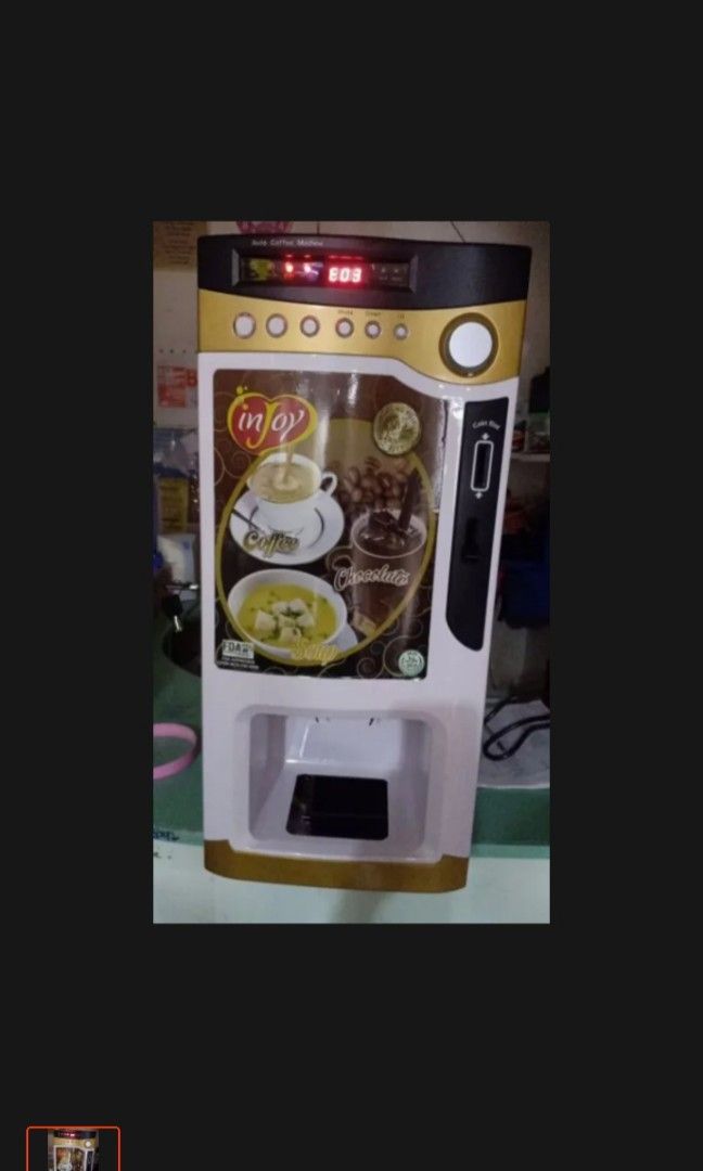 Injoy coffee vendor machine, Food & Drinks, Other Food & Drinks on ...