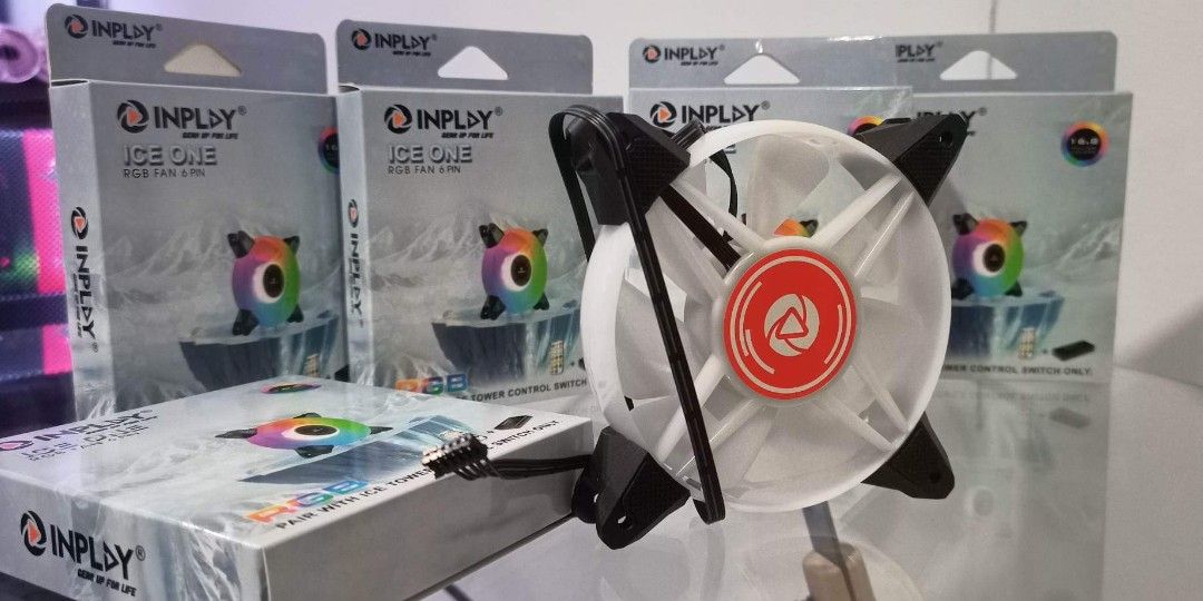 Inplay 120mm ICE ONE Single Fan RGB 6 Pin, Computers & Tech, Parts ...