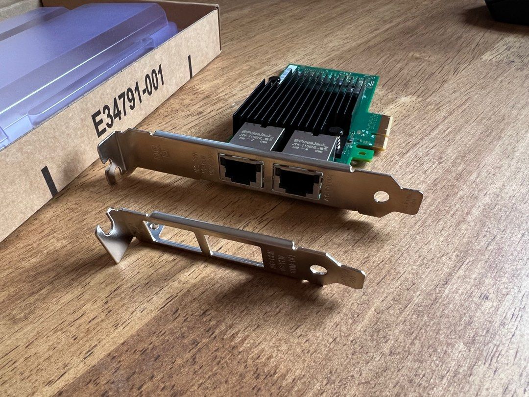 Intel X550-T2 Dual Port RJ45 Ethernet Card PCIe x4 Network Adapter 10G ...