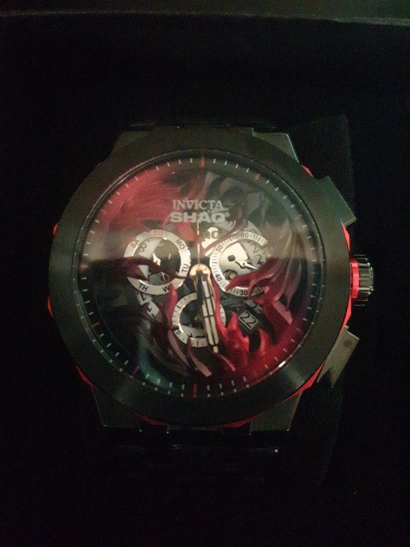 Invicta Shaq Fire (Swiss Movement Z60) Limited Edition, Men's Fashion ...