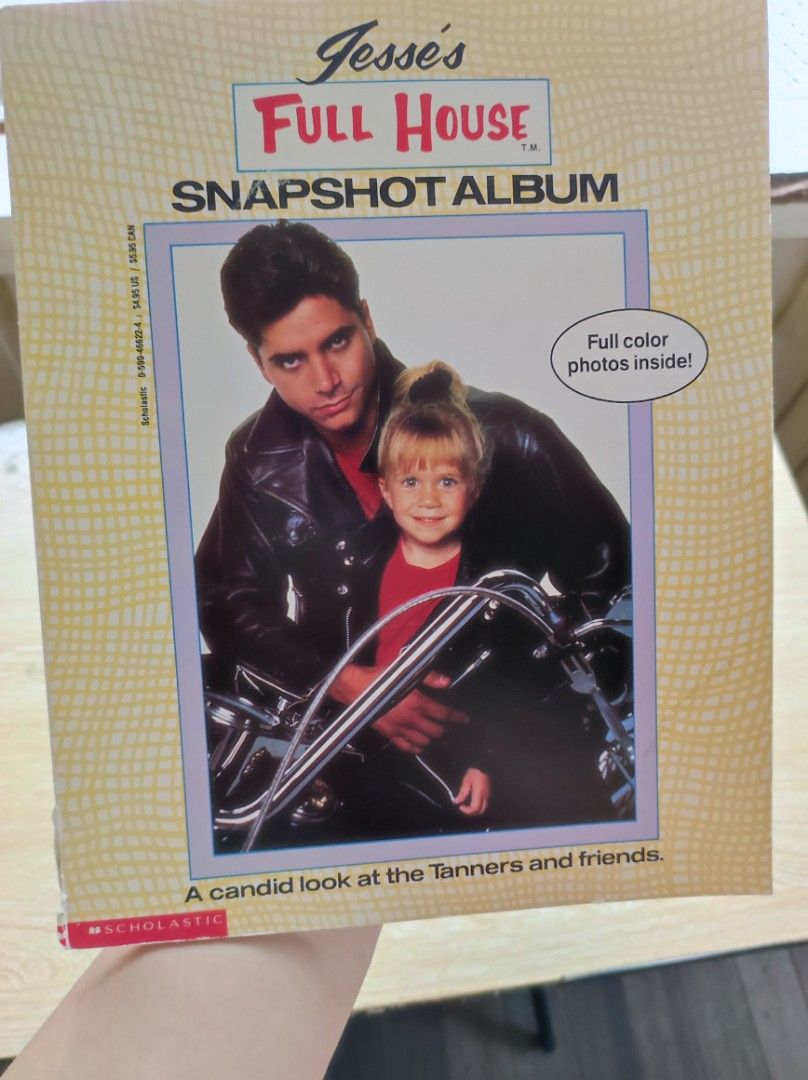 Jesse's Full house 1993 TV show vintage snapshot album Jesse Katsopolis ...
