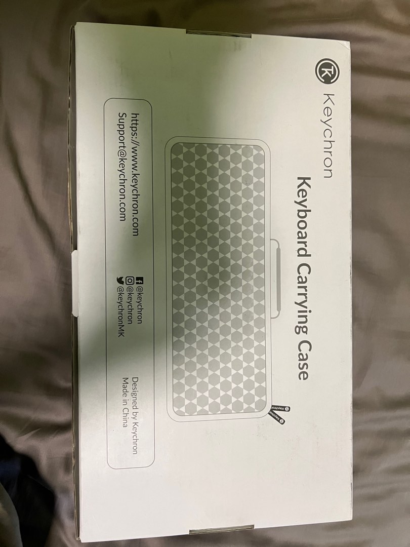 keychron K6 plastic keyboard carrying case, Computers & Tech, Parts ...