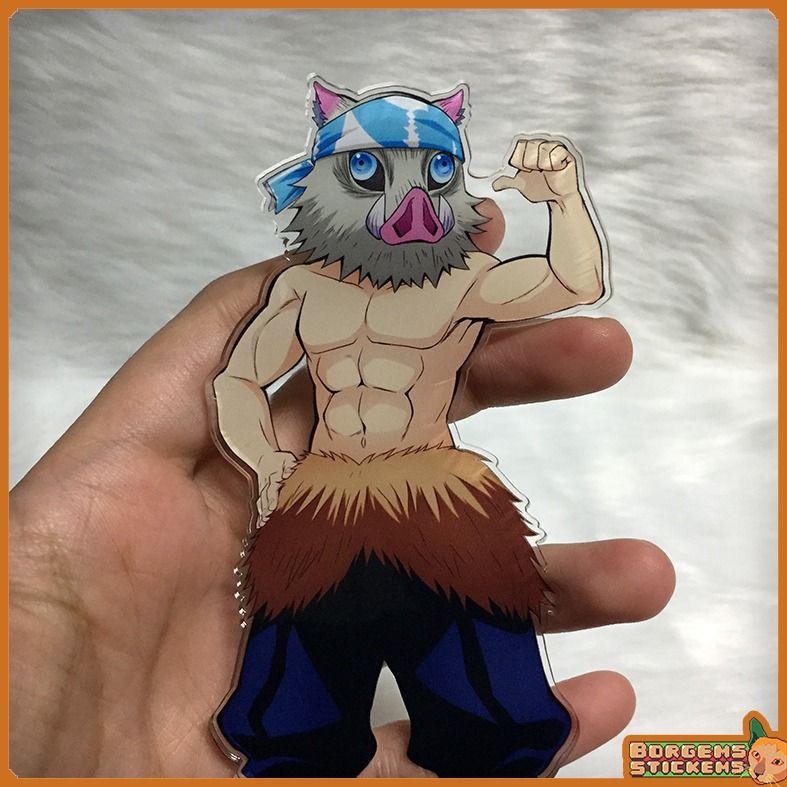 Kimetsu no Yaiba - Hashibira Inosuke - Big Acrylic Stand, Hobbies ...