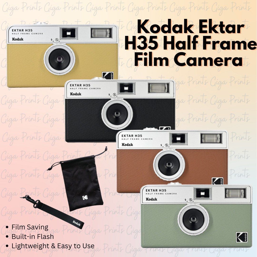 Kodak Ektar H35 Half Frame Film Camera 35mm Non Disposable Point and ...