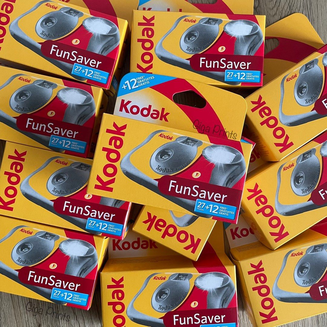 Kodak FunSaver Disposable Camera 35mm Single Use, Photography, Cameras ...
