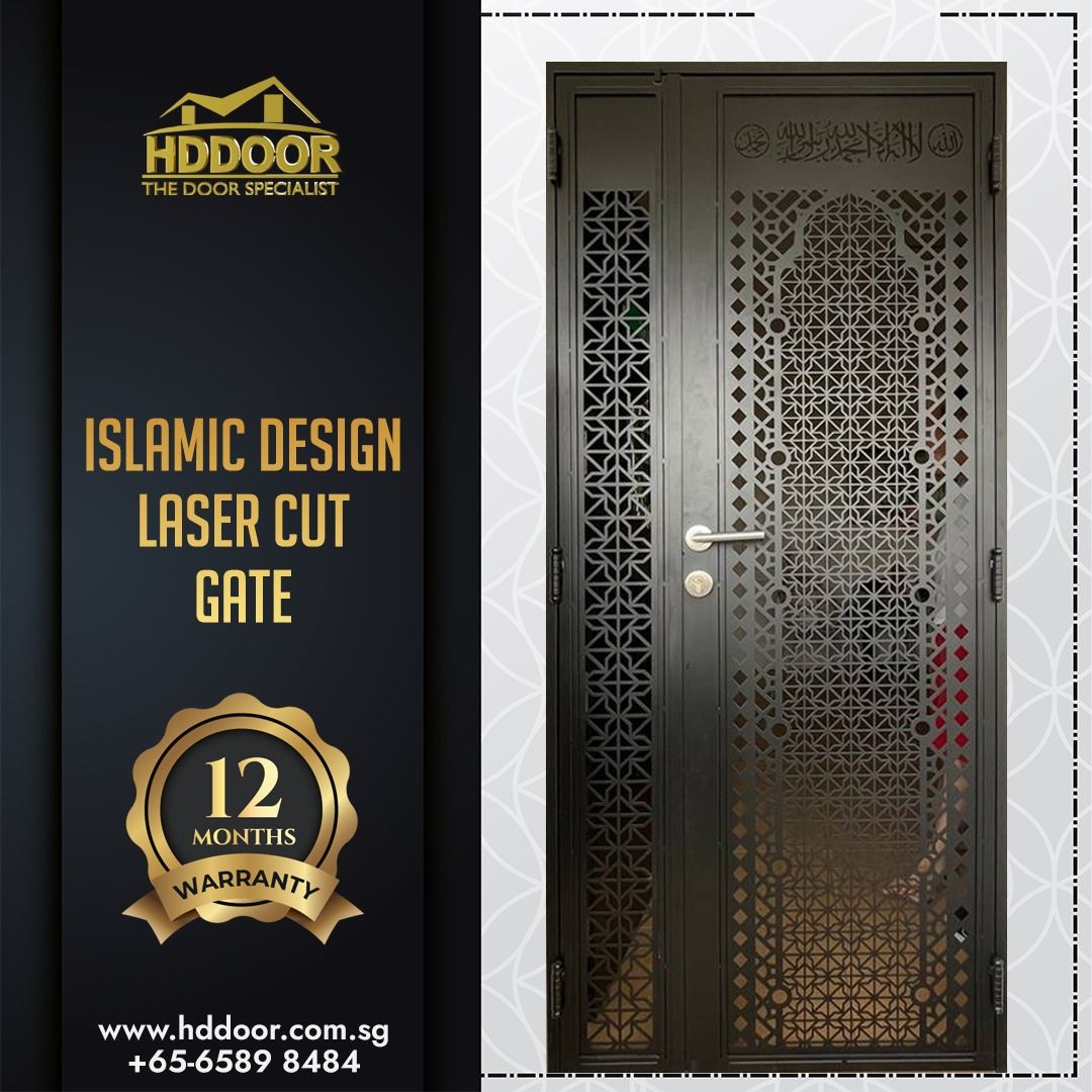 Laser Cut Gate, Furniture & Home Living, Security & Locks, Locks, Doors ...