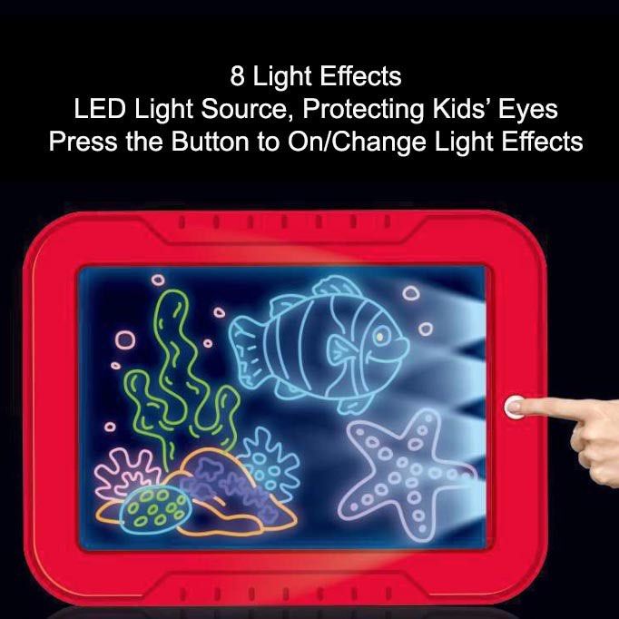 LED Glowing Magic Pad Drawing / Painting Board - Early Learning ...