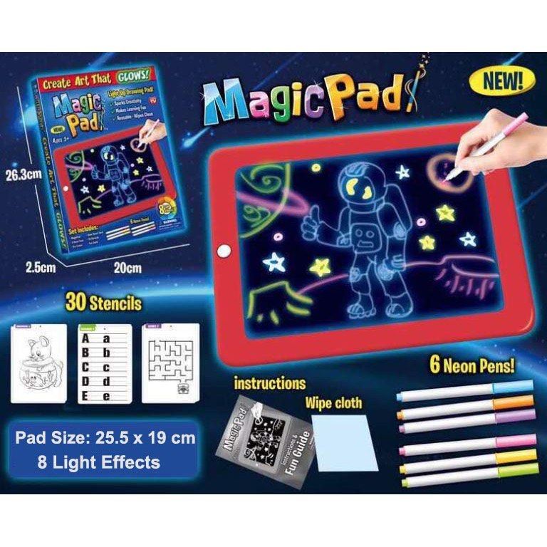 LED Glowing Magic Pad Drawing / Painting Board - Early Learning ...