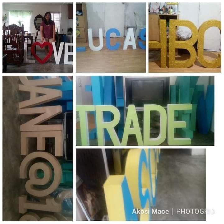 Letter Standee, Hobbies & Toys, Stationary & Craft, Craft Supplies ...