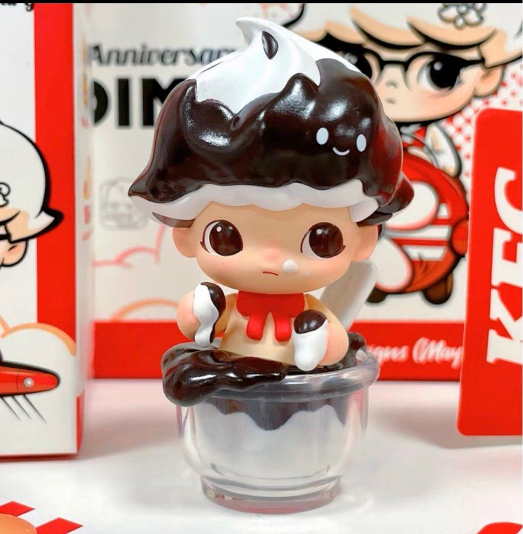 LIMITED EDITION POPMART DIMOO X KFC collaboration figurines, Hobbies ...