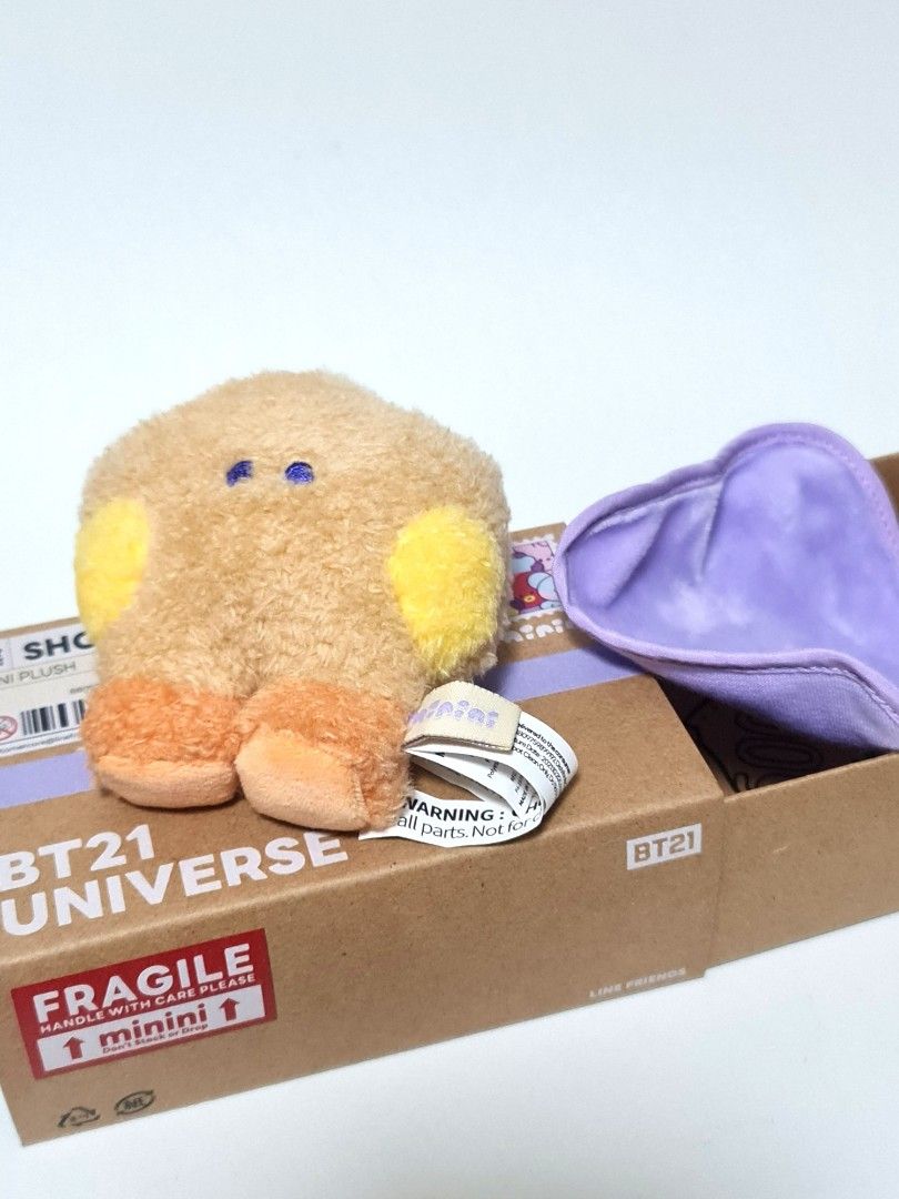 Line Friends BT21 Minini Shooky Box Plush, Hobbies & Toys, Toys & Games ...