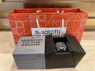 Receipt authentic Moon Omega X Swatch brand new, Luxury, Watches on ...