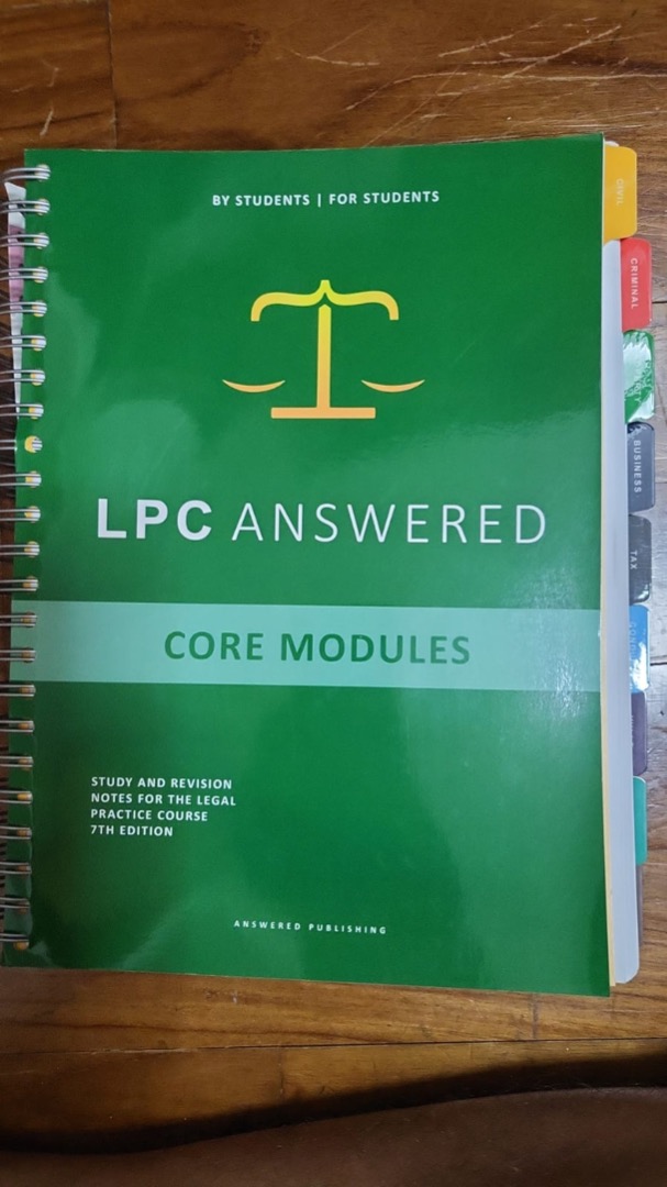LPC Answered, Hobbies & Toys, Books & Magazines, Textbooks on Carousell LPC Answered, Hobbies & Toys, Books & Magazines, Textbooks on Carousell