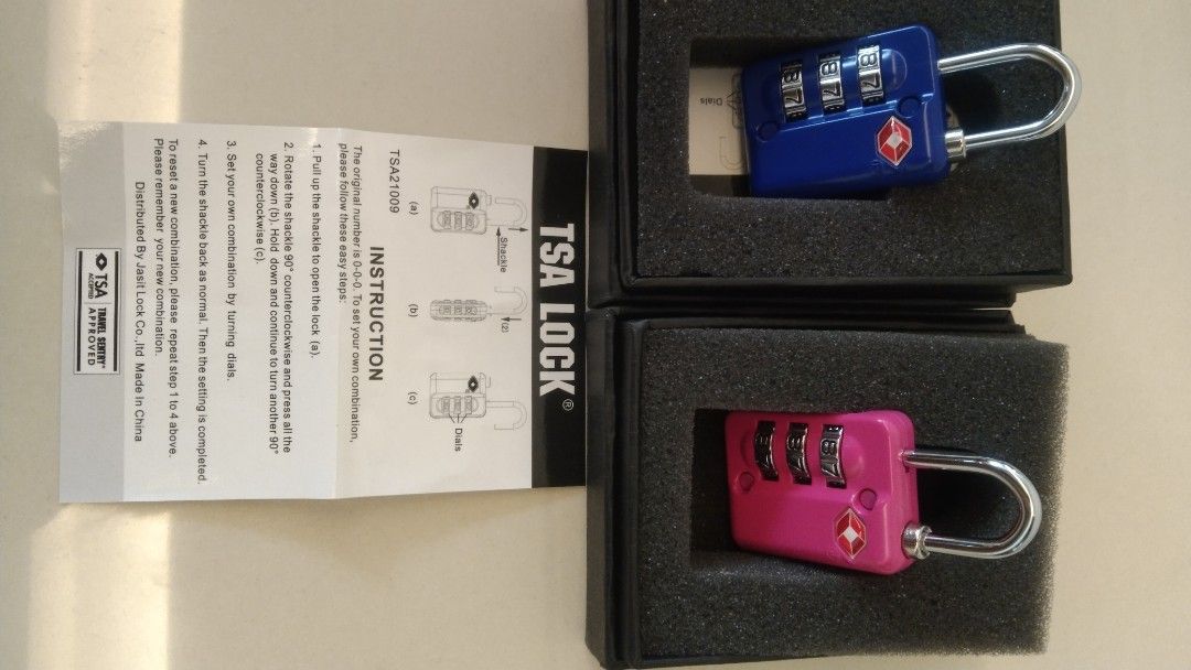 TSA Travel Locks 3-digit Combination Locks, Mobile Phones & Gadgets ...