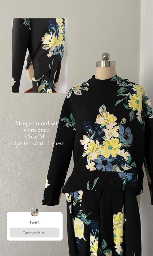 Mango Co-Ord Set, Women's Fashion, Dresses & Sets, Sets or Coordinates ...