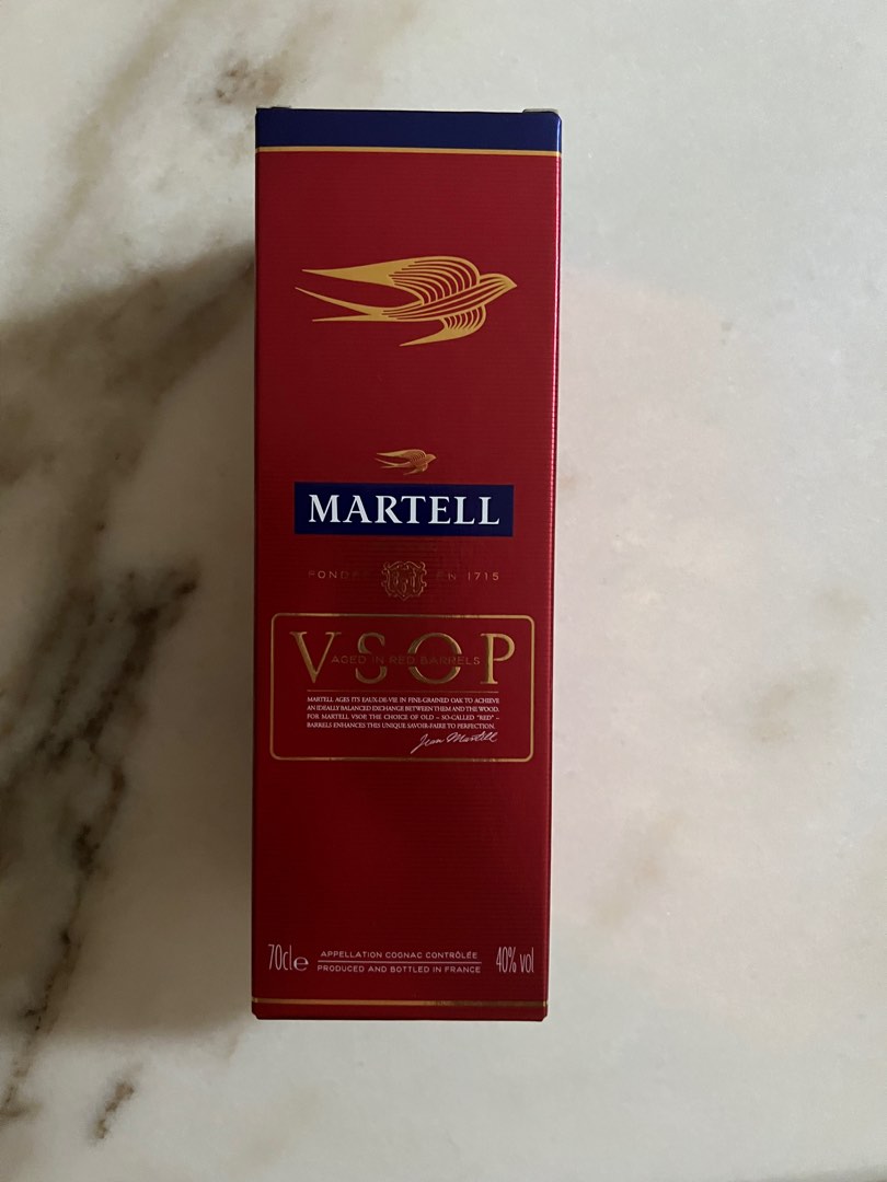 Martell VSOP 700ml, Food & Drinks, Alcoholic Beverages on Carousell