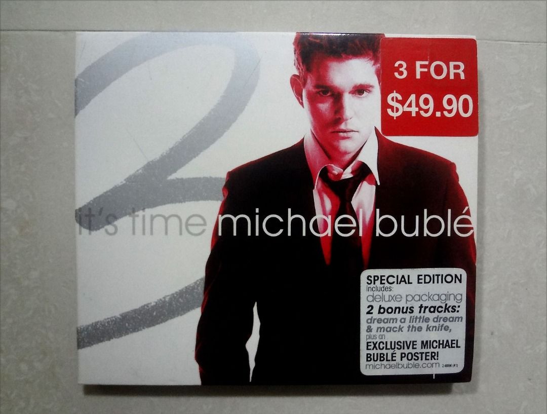 Michael Buble Jazz Vocal CD It's Time, Hobbies & Toys, Music & Media ...
