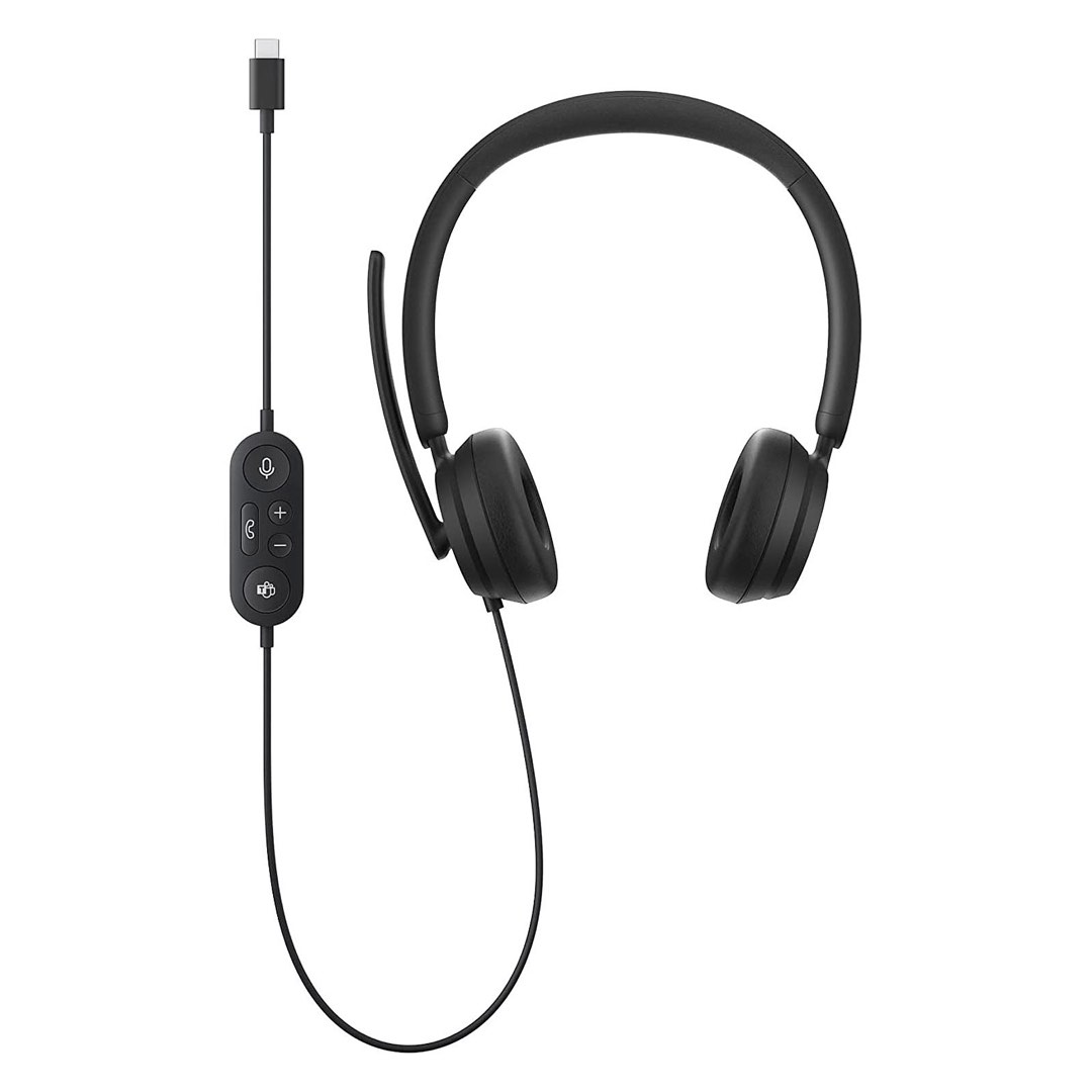 Microsoft Wired headset (Teams compatible), Audio, Headphones ...