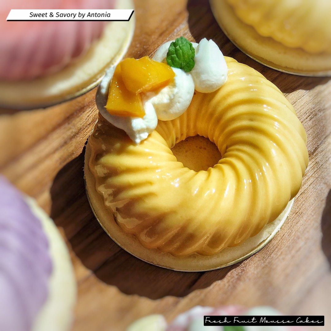 (Baker currently out of town) Mini Fresh Fruit Mousse Cakes ...