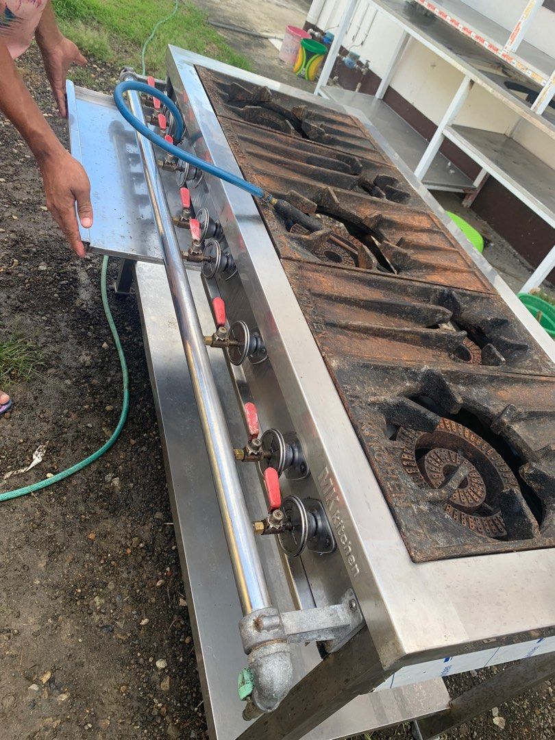 MK Kitchen Stainless Heavy duty Gas Stove 5 burners, Furniture & Home ...