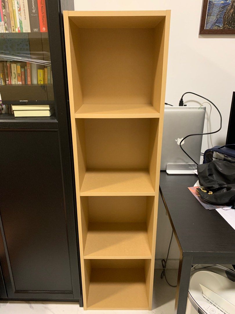 MUJI 4-Tier Pulp Board Box Shelf, Furniture & Home Living, Furniture, Shelves, Cabinets & Racks ...