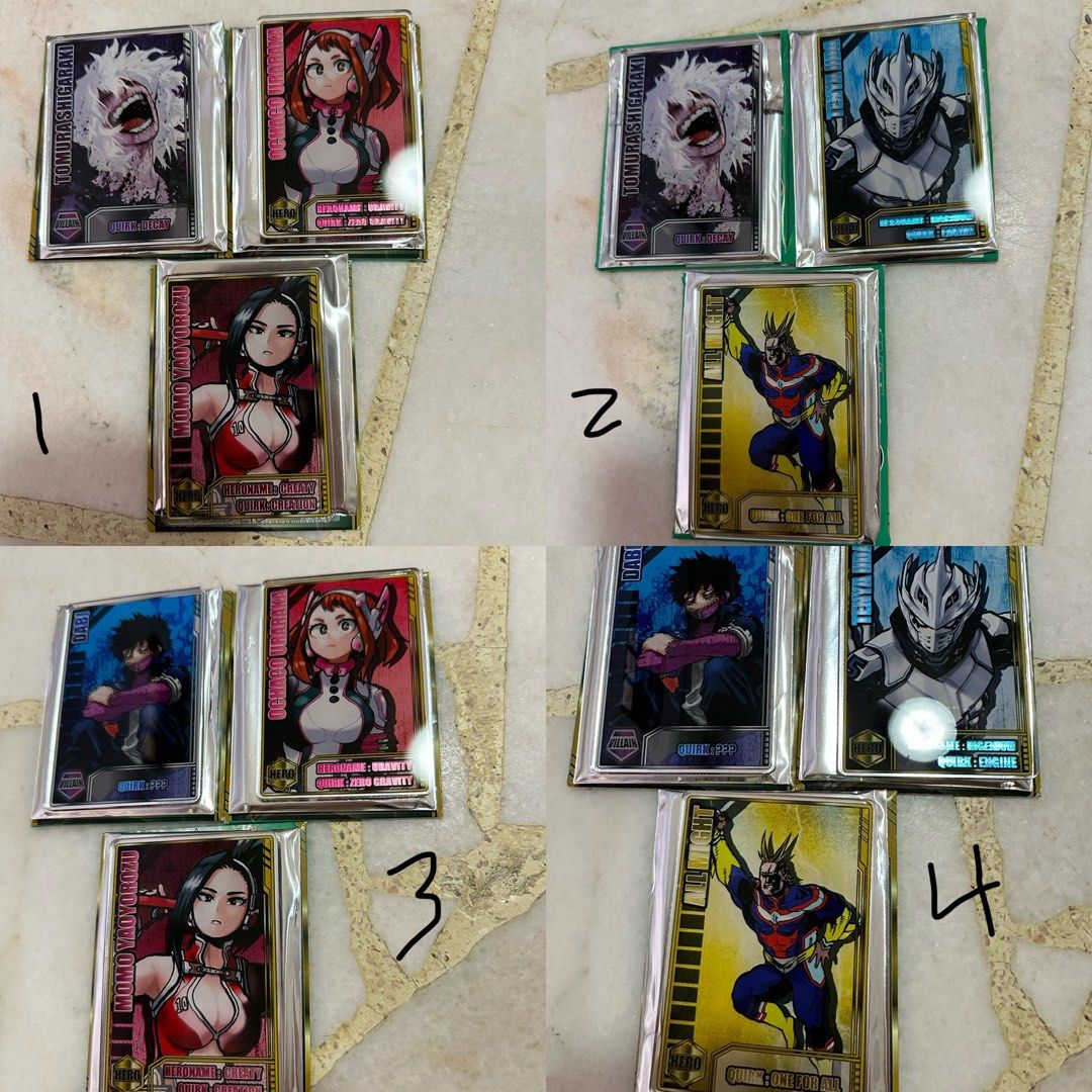 My hero academia Status card, Hobbies & Toys, Memorabilia ...