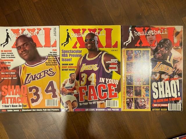 NBA Basketball XXL Magazines of NBA Champions and Hall of Famers HOFs ...