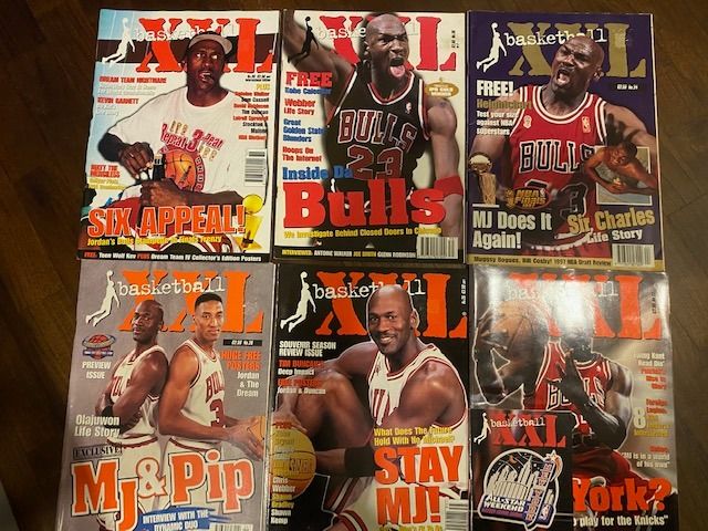 NBA Basketball XXL Magazines of NBA Champions and Hall of Famers HOFs ...