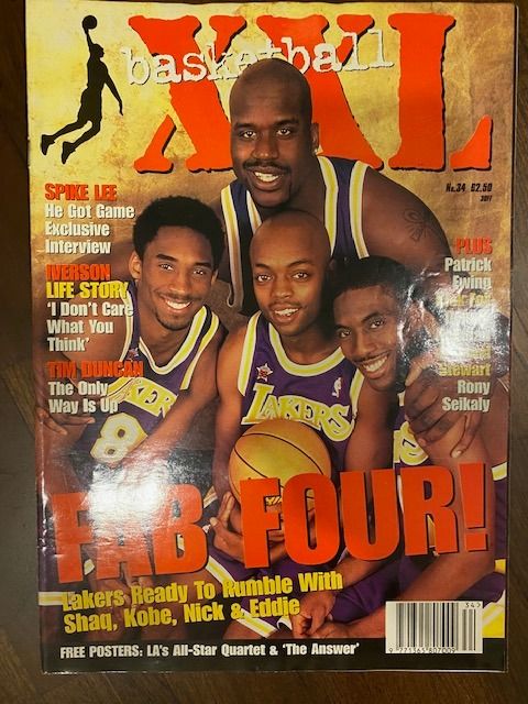 NBA Basketball XXL Magazines of NBA Champions and Hall of Famers HOFs ...