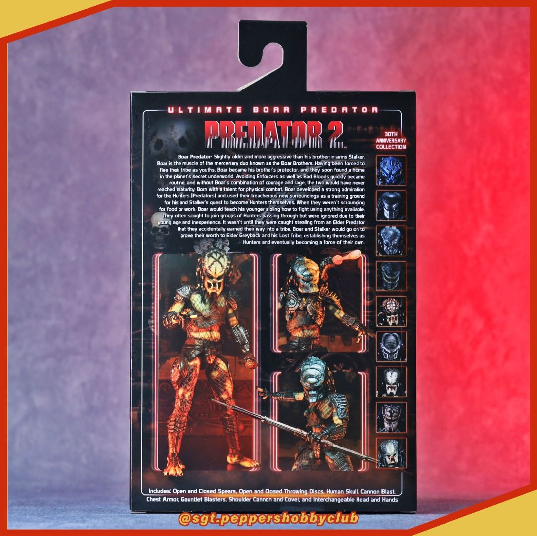 Neca Predator 2 - Ultimate Boar Predator 7 inch Scale Action Figure, 興趣 ...