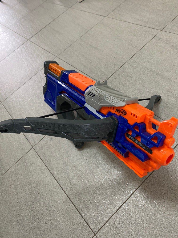 Nerf crossbolt crossbow type gun, Hobbies & Toys, Toys & Games on Carousell