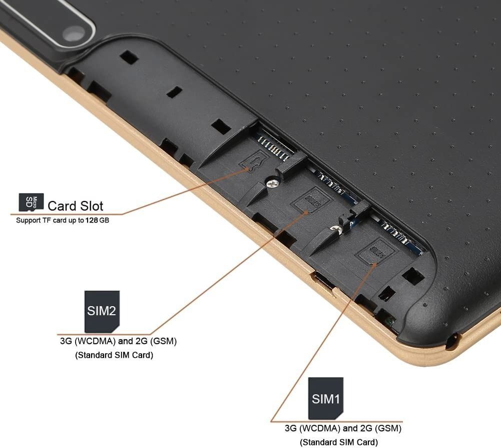 New Arrival! 10.1 Inch Google Android 10 Tablet,PADGENE Phablet Tablets Pad with Dual Sim Card ...