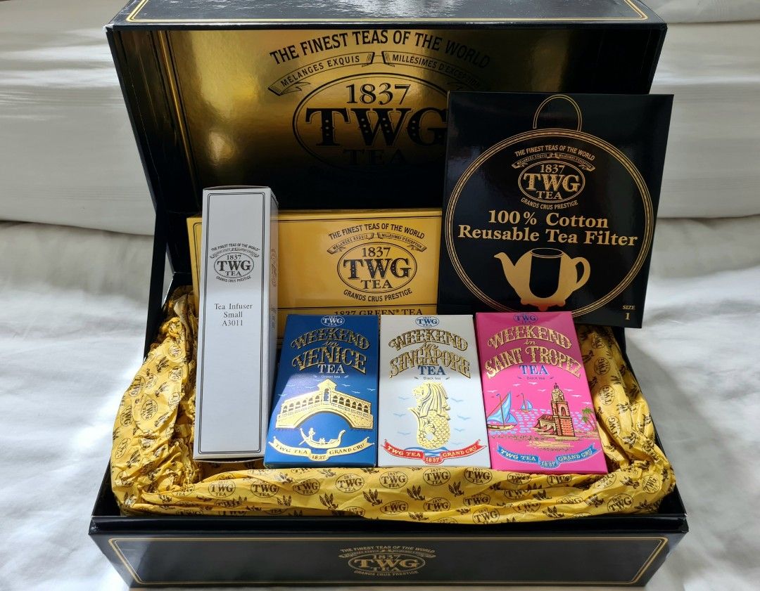 [NEW] TWG Tea Gift Box Set, Food & Drinks, Gift Baskets & Hampers on Carousell