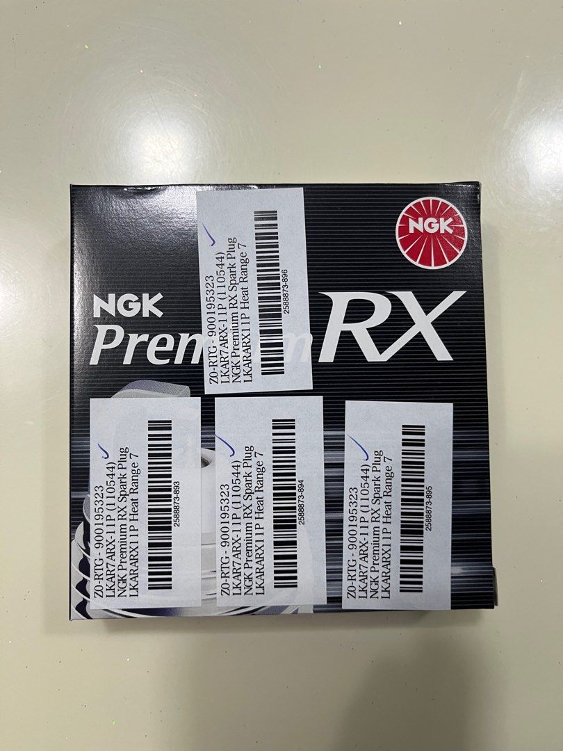 NGK Premium RX Spark Plugs (Suitable for Shuttle, Vezel, Fit & Freed), Car Accessories ...