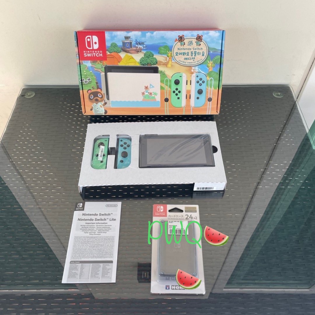 Nintendo Switch Animal Crossing Special Edition Console, Video Gaming ...