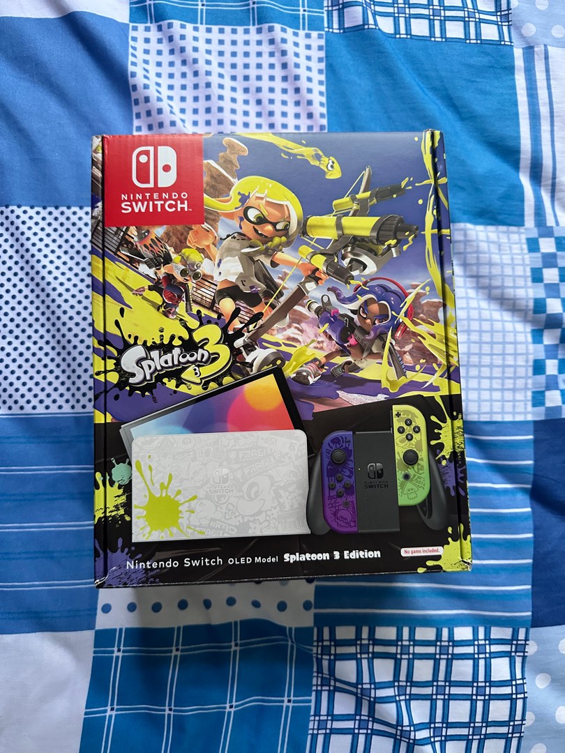 Nintendo Switch OLED Splatoon 3 Edition, Video Gaming, Video Game ...