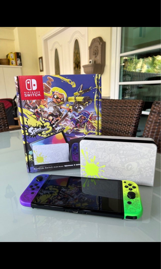 Nintendo Switch Splatoon package, Video Gaming, Video Game Consoles ...