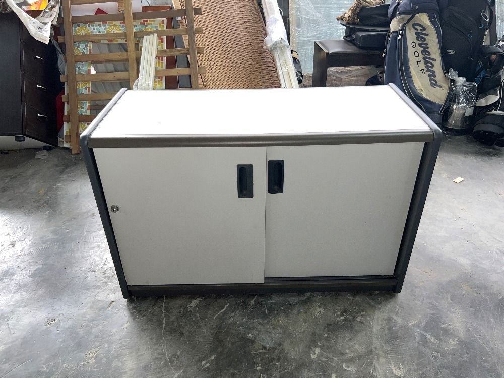 Office 2 Panel Sliding Door File Cabinet / Kabinet Fail Pintu Gelangsar ...