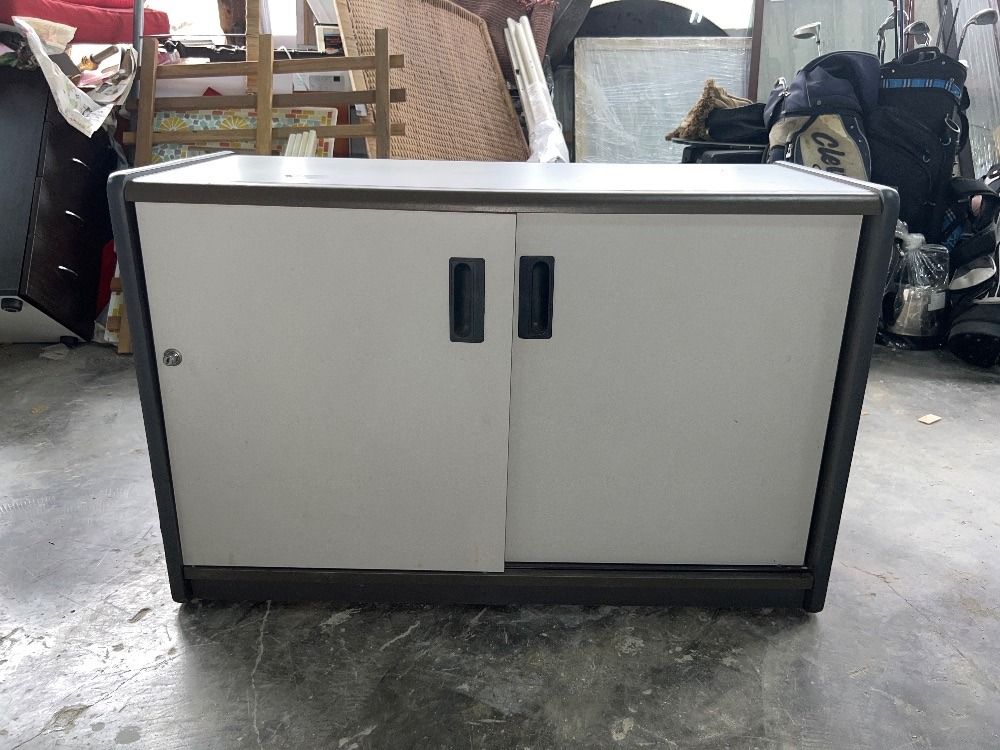 Office 2 Panel Sliding Door File Cabinet / Kabinet Fail Pintu Gelangsar ...