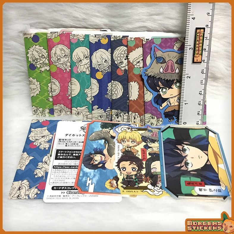 OFFICIAL Die Cut Stickers Sets - Kimetsu no Yaiba - Inosuke, Yushiro ...