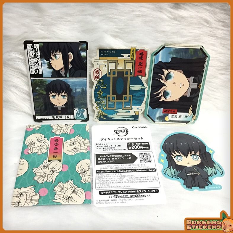 OFFICIAL Die Cut Stickers Sets - Kimetsu no Yaiba - Inosuke, Yushiro ...