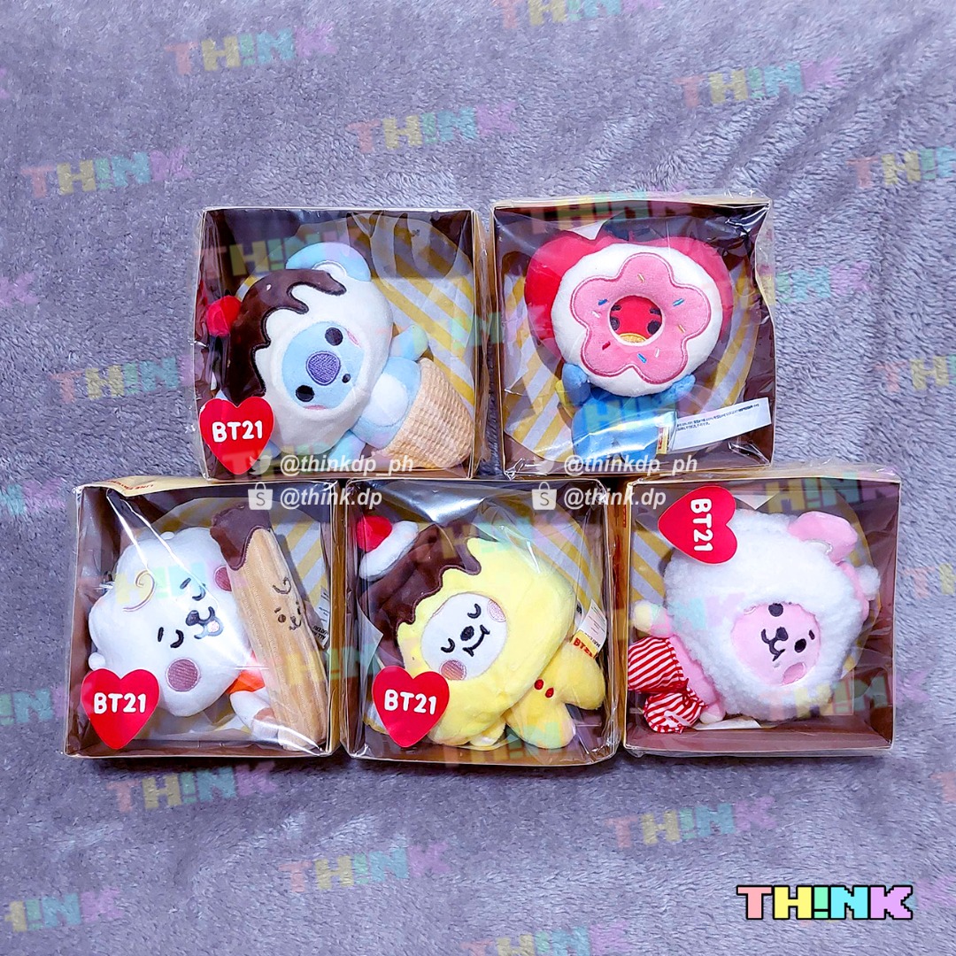 ON HAND BT21 Sweet Things Plush Keyring ( tata cooky rj bts ), Hobbies & Toys, Memorabilia ...