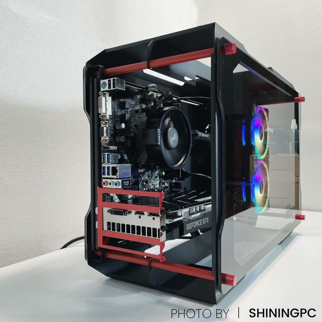 Open Air Mini Gaming Build Ryzen 5 5500 with GTX 1660 Super, Computers ...