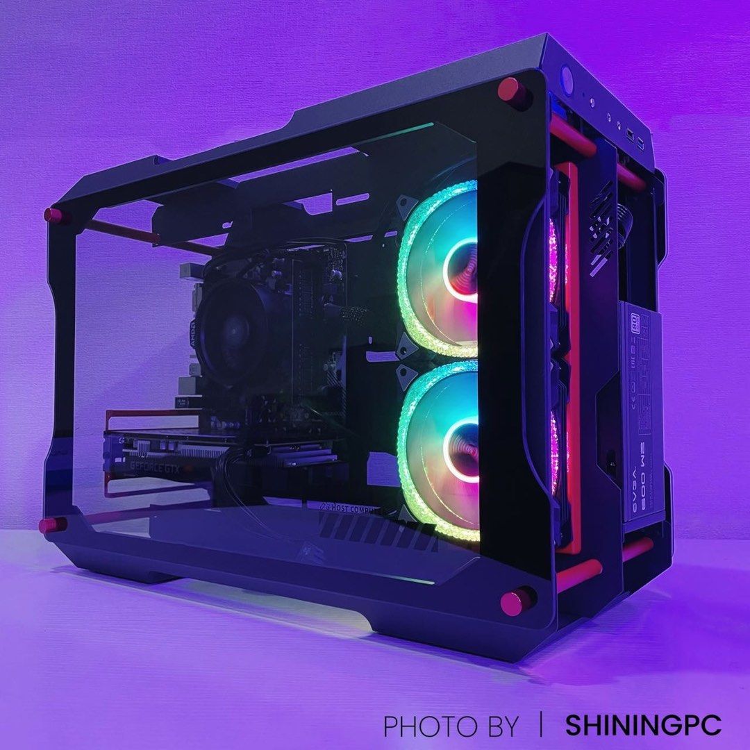 Open Air Mini Gaming Build Ryzen 5 5500 with GTX 1660 Super, Computers ...