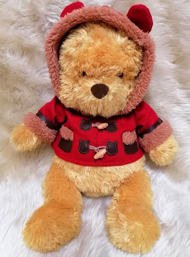 Original Japan Disney Puff Puff Winnie the pooh Fluffy Stuffed Toys ...