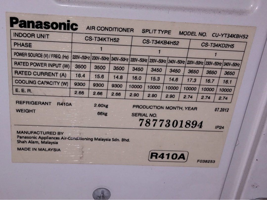 Panasonic Ceiling cassette, TV & Home Appliances, Air Conditioners ...
