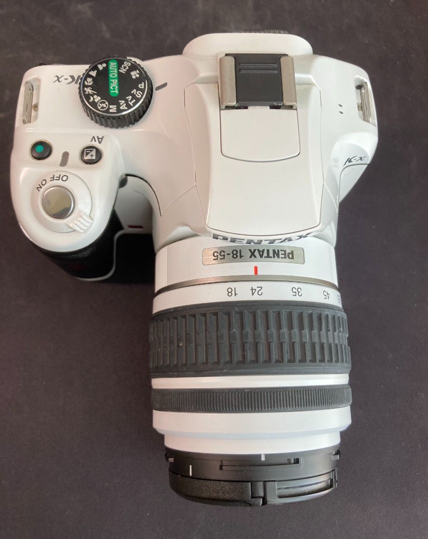 Pentax K-X camera (White color) with Kit Lens, Photography, Cameras on ...