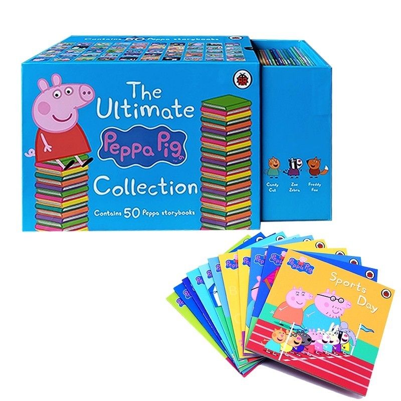 Peppa Pig Incredible Collection 50 Books Box Set, Hobbies & Toys, Books ...